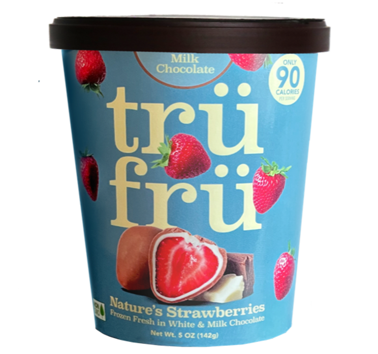 Nature's Strawberries in White & Milk Chocolate 5 oz - TruFru